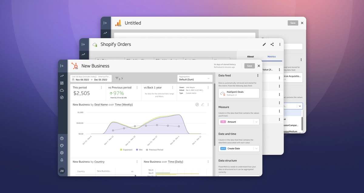 Live Data, Live Preview | PowerMetrics